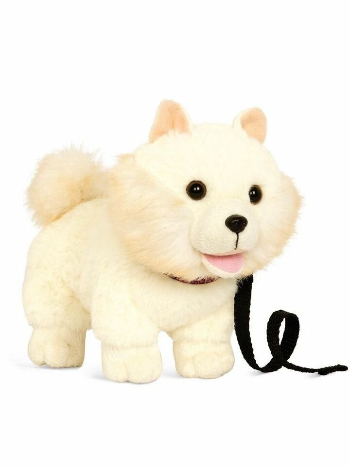 OUR GENERATION Щенок игрушка для кукол 35 см породы Померанский шпиц с аксессуарами