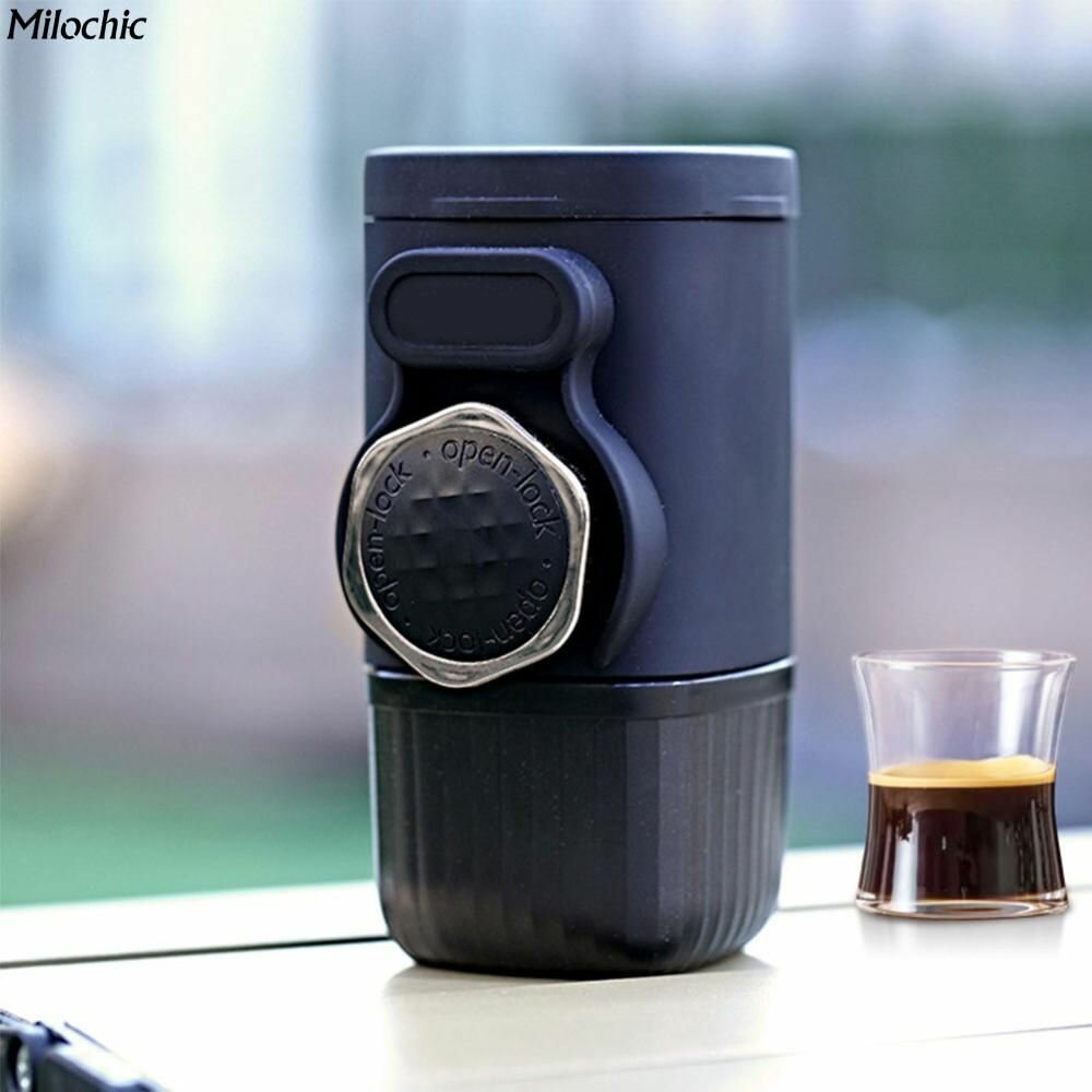 Портативная эспрессо-машина мини ручная эспрессо-машина небольшая дорожная кофемашина