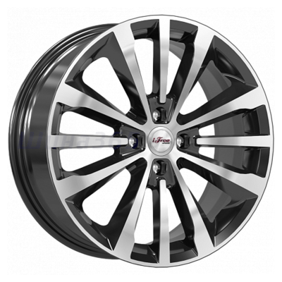 Литой колесный диск iFree Андерсен (КС912) 7x17/4x100 ET41 D60,1 Блэк Джек