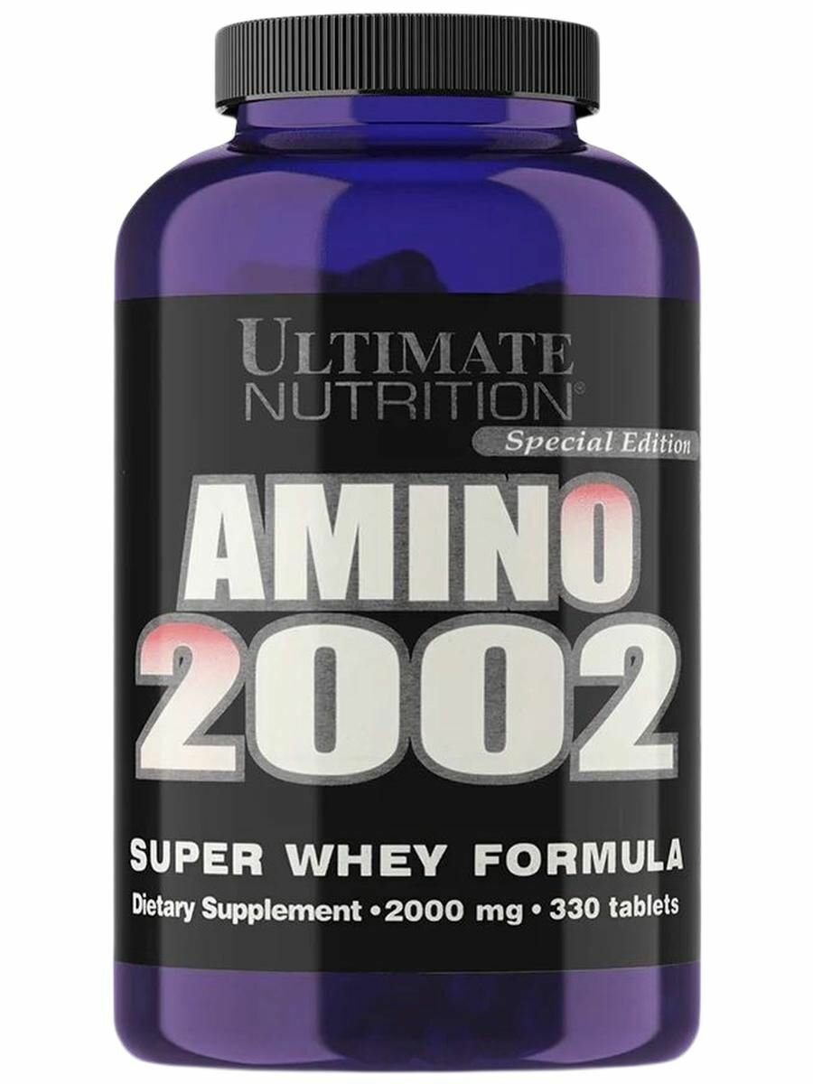 Ultimate Nutrition Amino 2002 2000 mg 330 tablets , Аминокислоты
