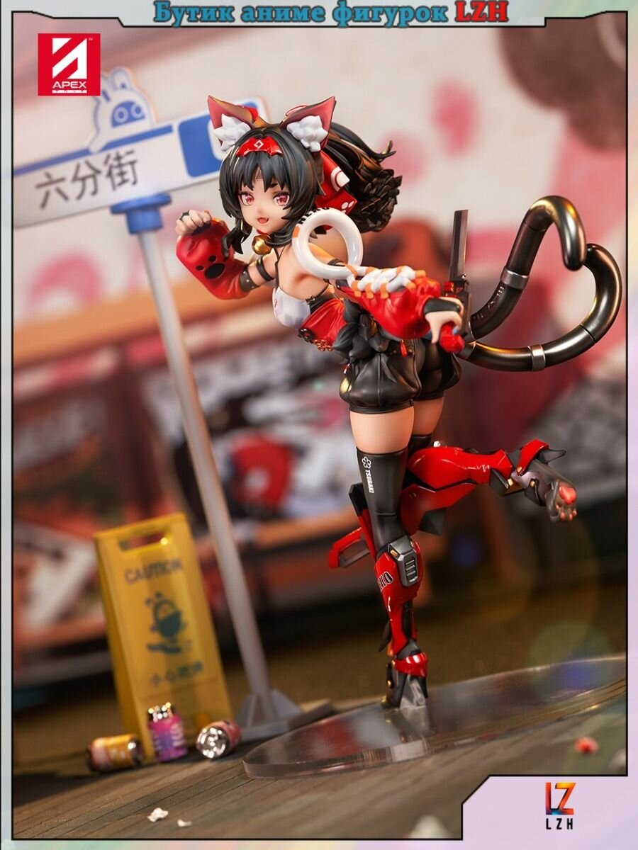 Аниме Фигурка APEX-TOYS Нэкомия Мана(Nekomiya Mana) из Хонкай Zenless Zone Zero(ZZZ) 25.5см