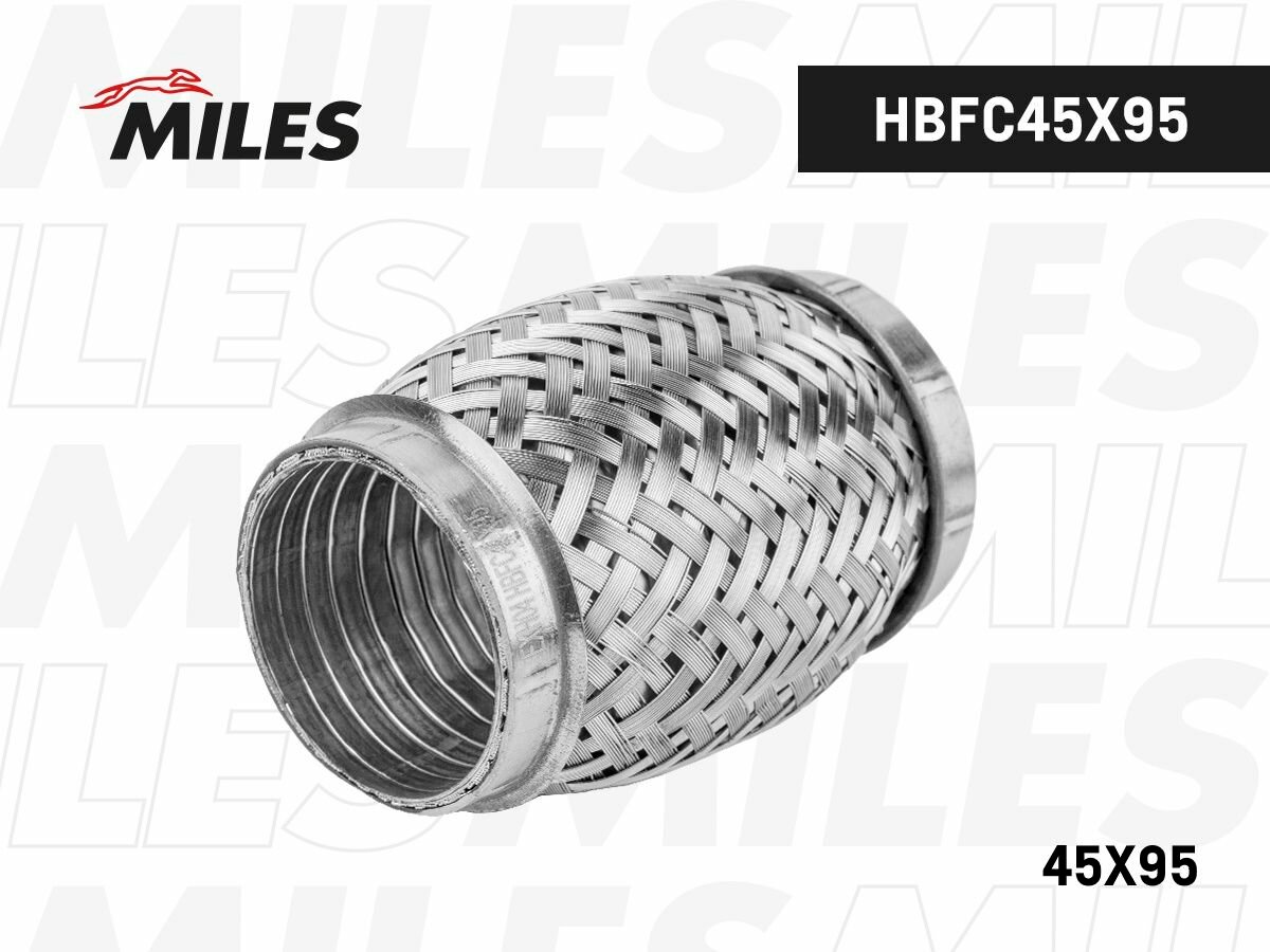 MILES Труба гофрированная (гофра) внутренним металлорукавом 45X95 HBFC45X95
