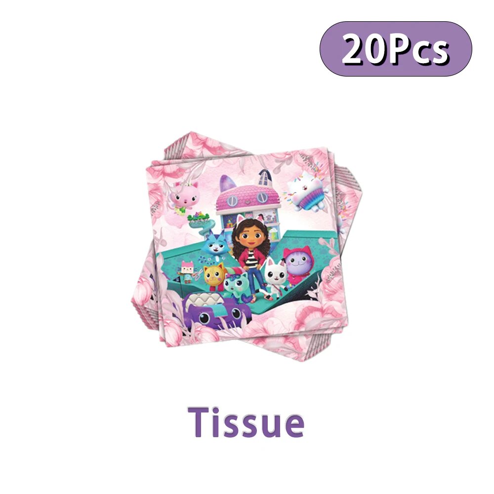 Бутафория для косплея MINISO к празднику Габби Paper towel 20pcs