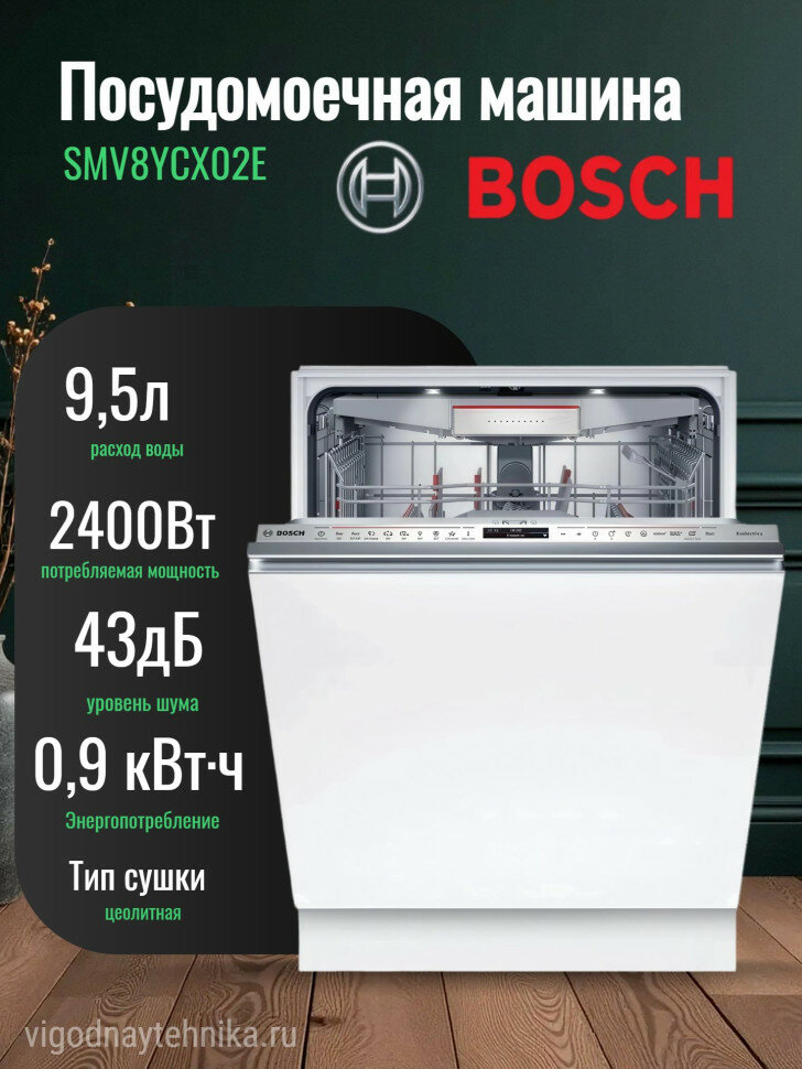 Посудомоечная машина BOSCH SMV8YCX02E