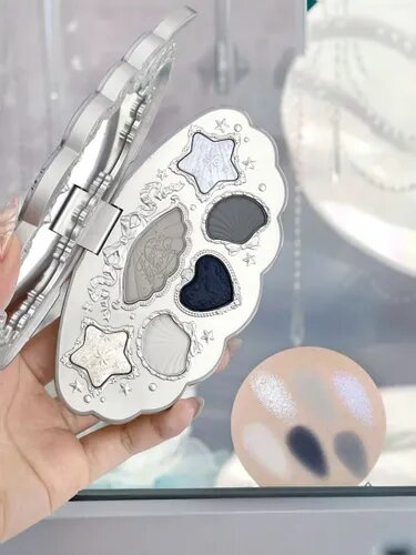 Flower Knows Shell pearl Скорлупа из жемчуга Палетка теней для век pearl-03