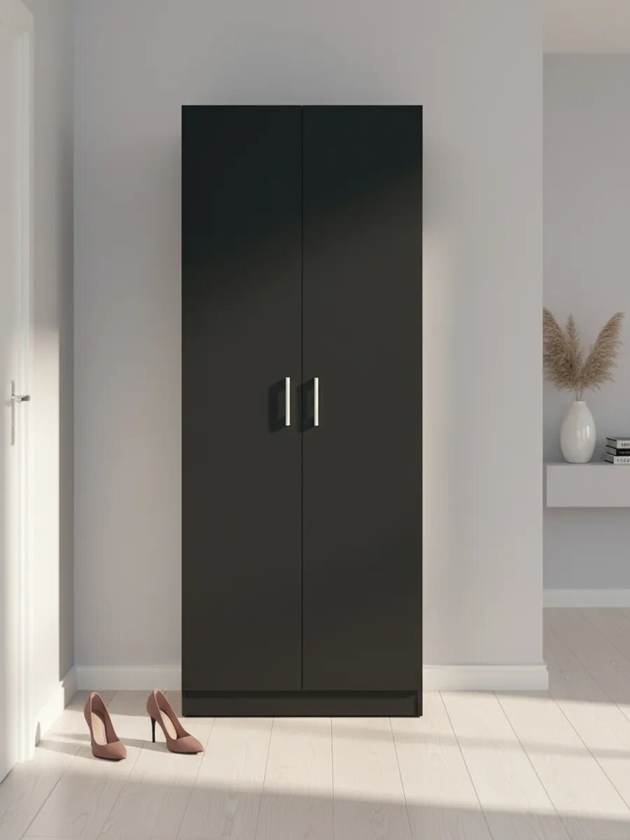 Шкаф FRESTER на балкон распашной для одежды в спальню с полками, от производителя