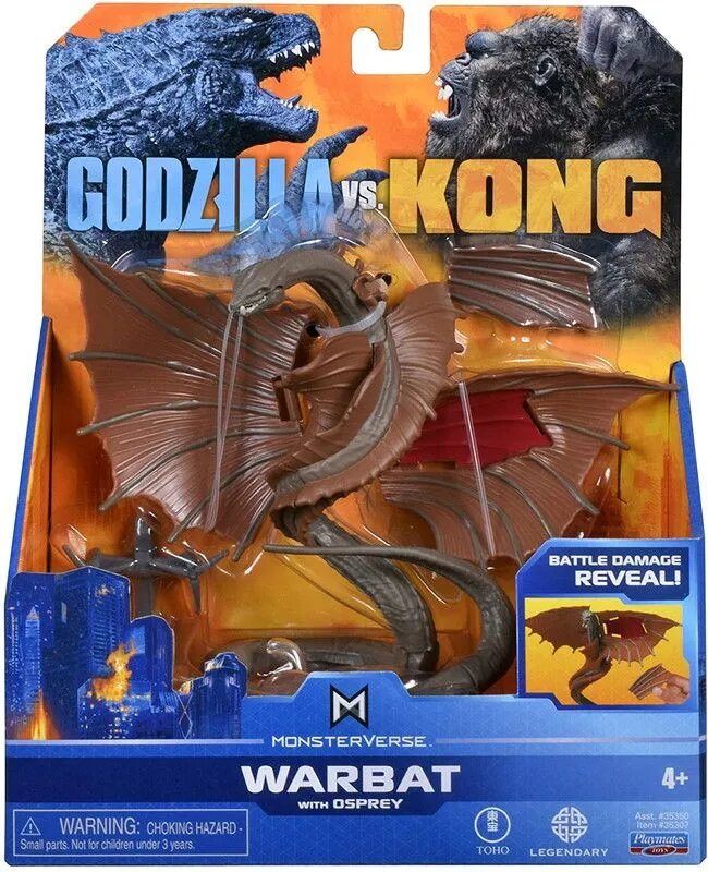 Фигурка Playmates toys кино(Годзилла и Конг )