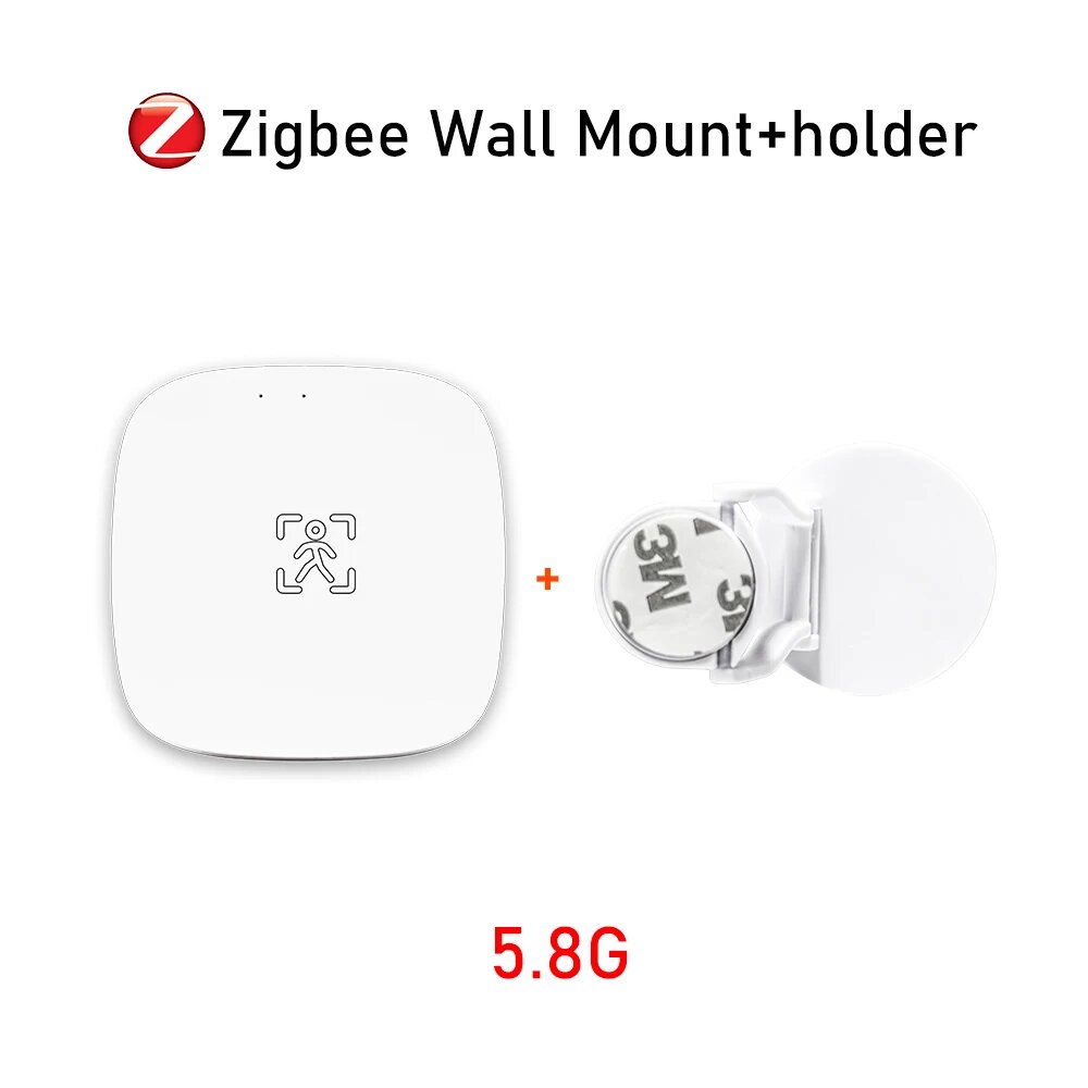 Датчик движения Tuya ZigBee с Wi-Fi и функцией измерения расстояния, 5,8/24 ГГц