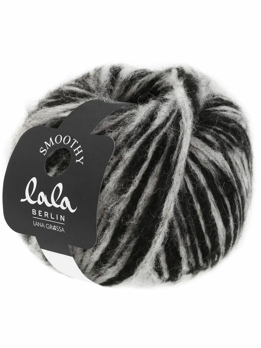 Пряжа для вязания Lana Grossa Lala Berlin Smoothy цвет 010, 1 моток