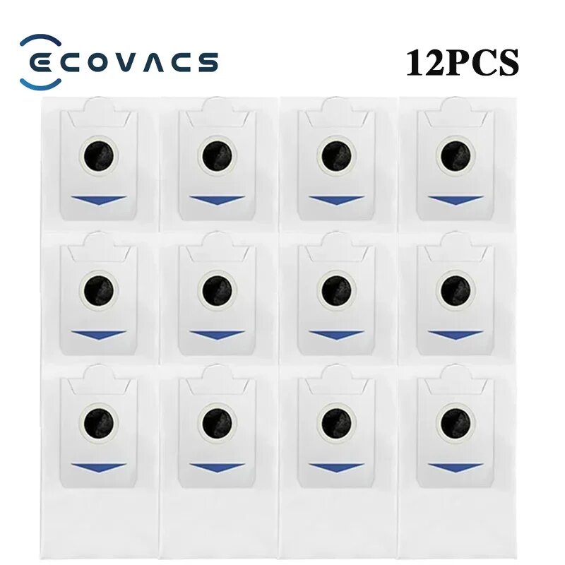 Мешки для пыли ECOVACS Deebot T30 PRO, 12 шт, Белый