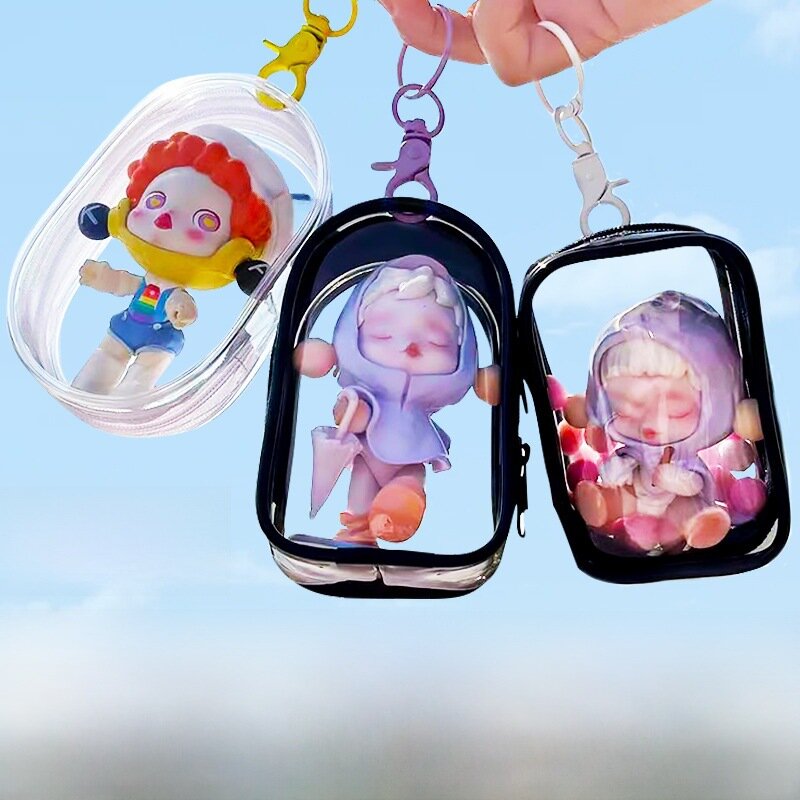 Прозрачный ПВХ мешок для фигур - Форма кабины, белый, 6x3.5x10 см (пустой пакет)