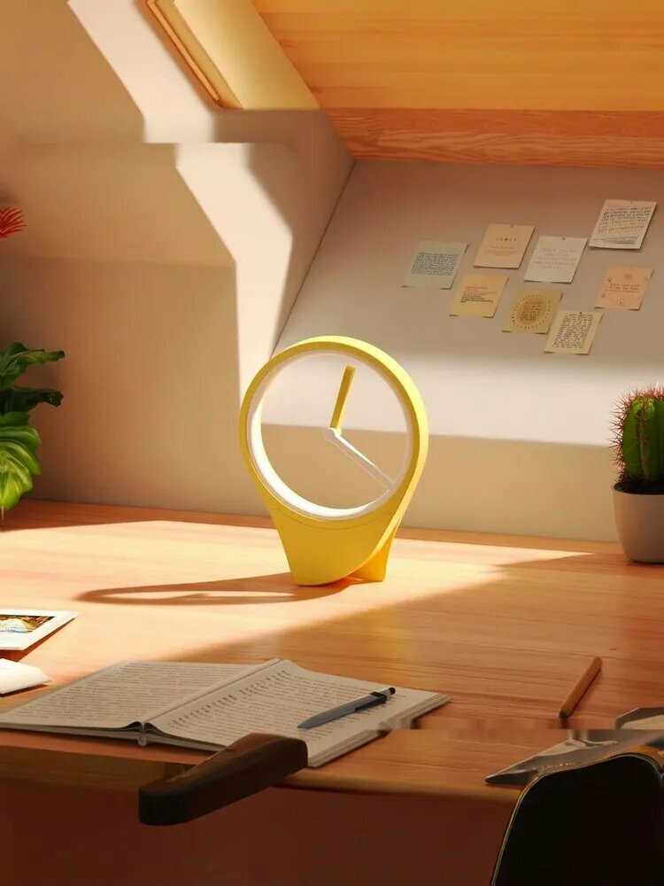 Магнитный левитирующий часовой механизм, настольные часы с парящим циферблатом, современный офисный гаджет, черная технология