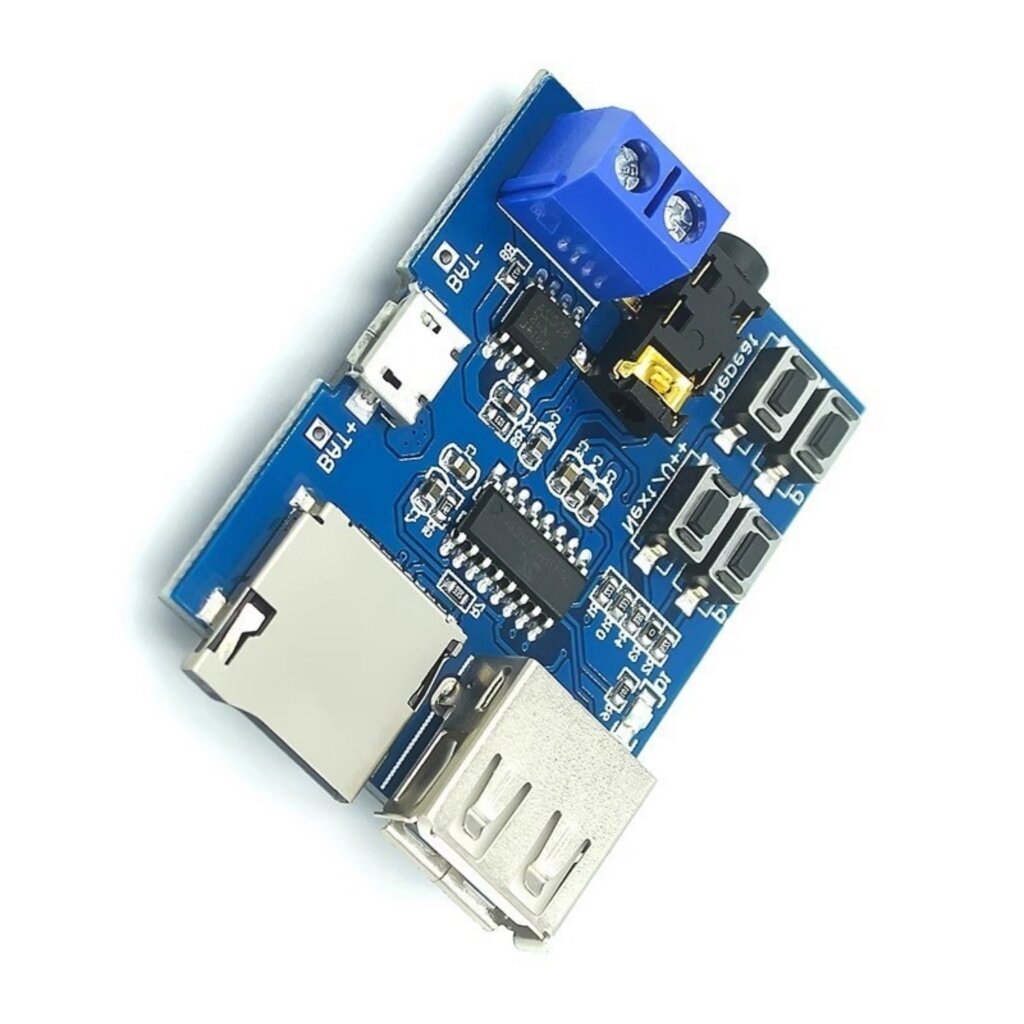 Модуль Micros USB MP3-декодеров 1шт/2шт Со Встроенным Усилителем Поддерживает Режимы Воспроизведения Аудио с Карт Памяти и Дисков
