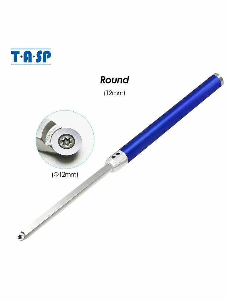 TASP Резец по дереву, Токарные инструменты для деревообработки, твердосплавные лезвия, круглыми 12мм, 1 шт