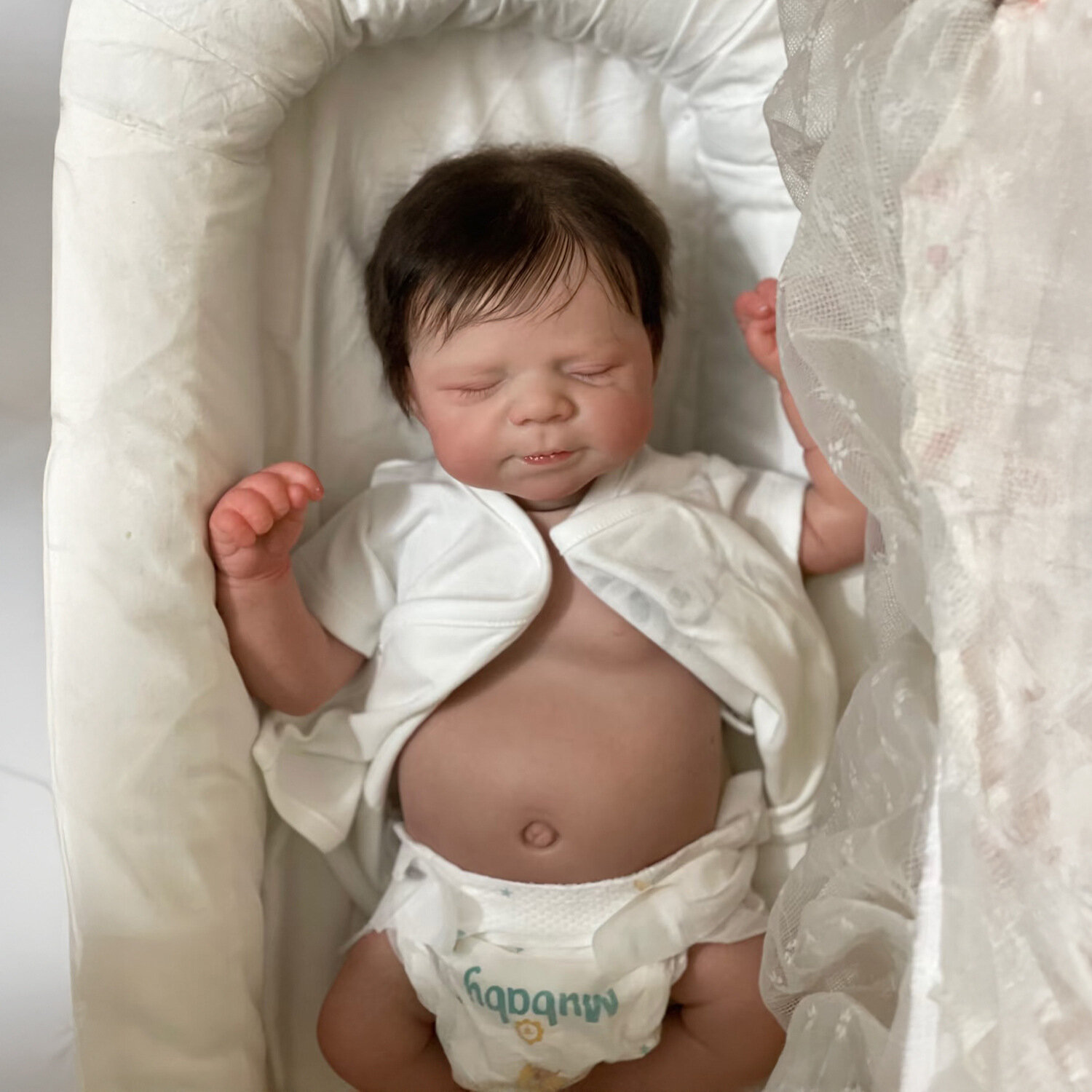 20-дюймовая кукла-реборн Паскаль, полностью приклеиваемая для купания - реалистичная кукла.