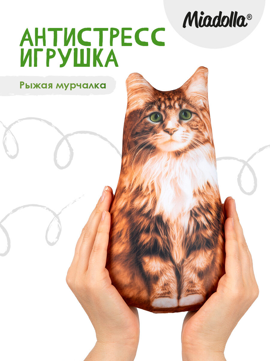 Мягкая Игрушка антистресс Кот мейн кун "Miadolla" IAS-015
