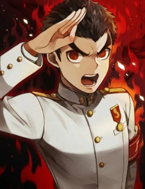 Алмазная Картина "Киётака Ишимару. Аниме Данганронпа - Danganronpa" 5D Круглый Бриллиант 40х50 См