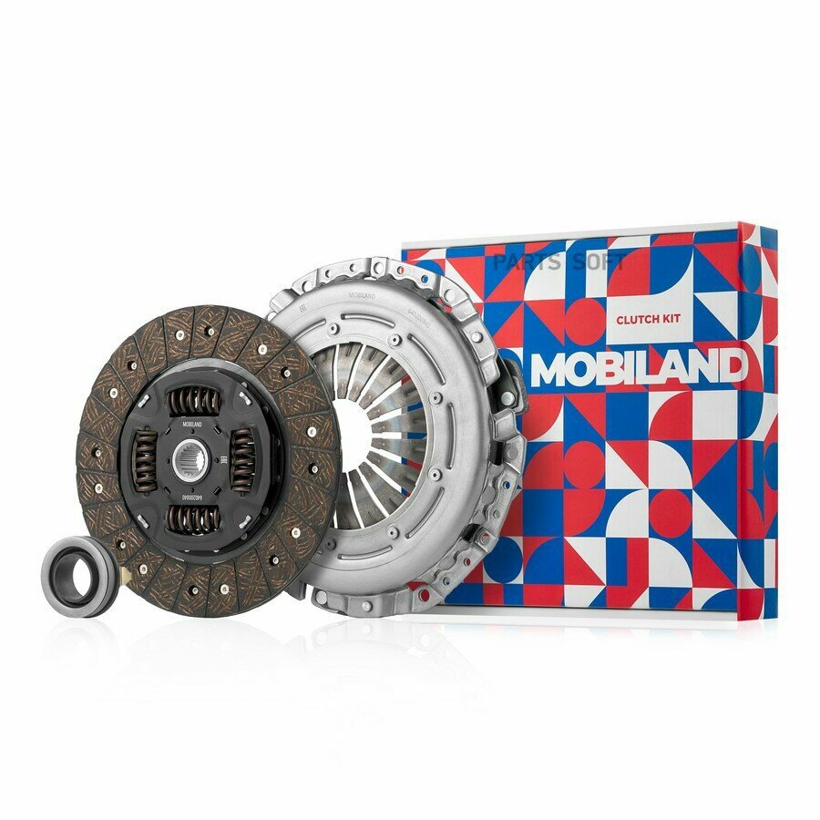 Комплект сцепления для а/м KIA SPORTAGE III (SL) (10-) 2.0 CVVT (G4KD) 5_MКПП 2 от официального дистрибьютора, MOBILAND, артикул 640200840