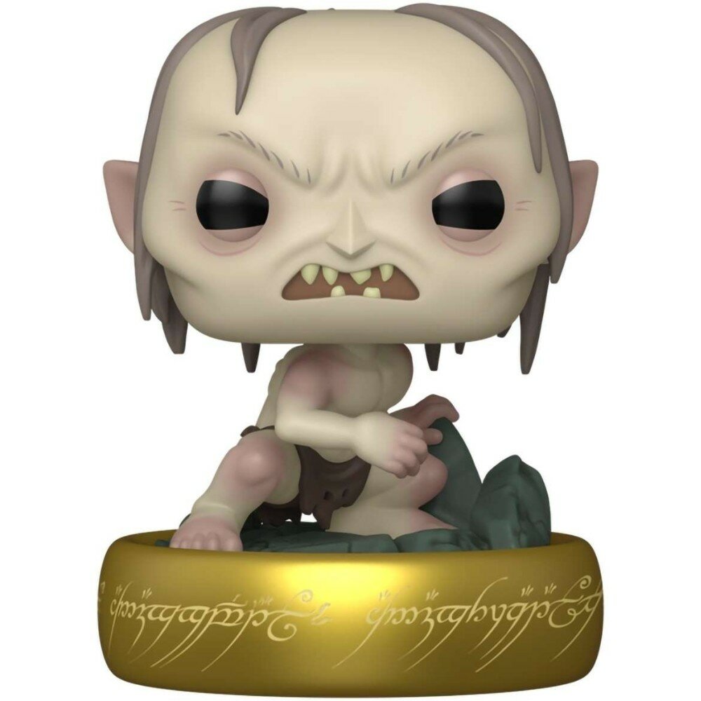 Фигурка Funko POP! Plus The Lord of the Rings Gollum (atop a One Ring) (Glows in the Dark) 86429