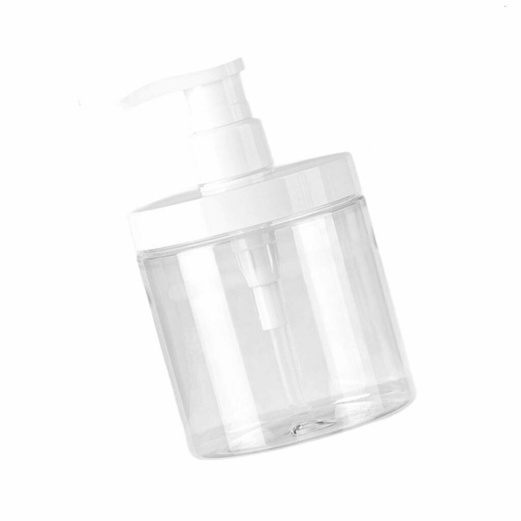 Силиконовая бутылка для дозирования с видимым уровнем жидкости, 500 мл прозрачного сиропа