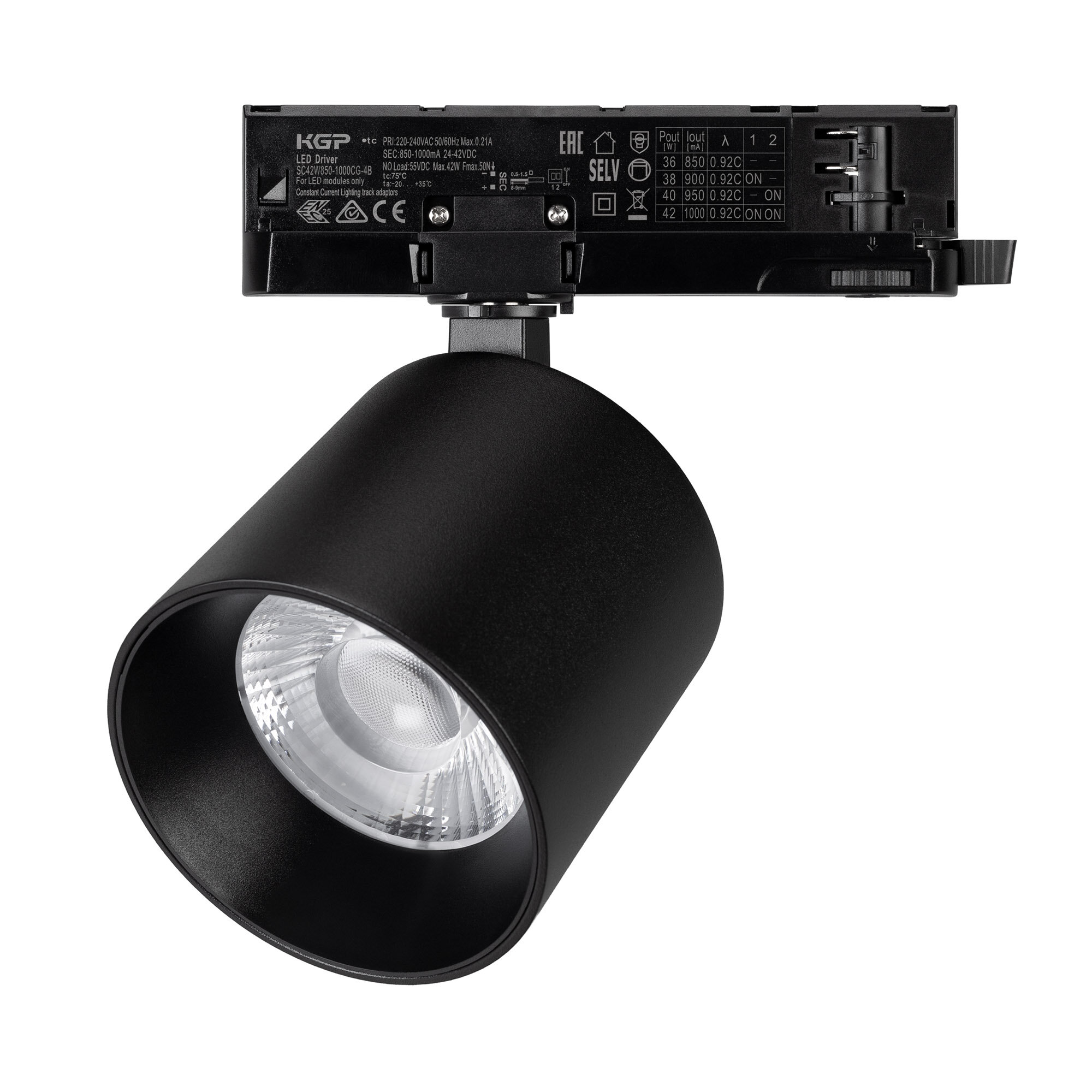 Светильник LGD-DYKE-4TR-R100-36W Day4000 (BK, 38 deg, 230V) (Arlight, IP20 Металл, 5 лет) 052292