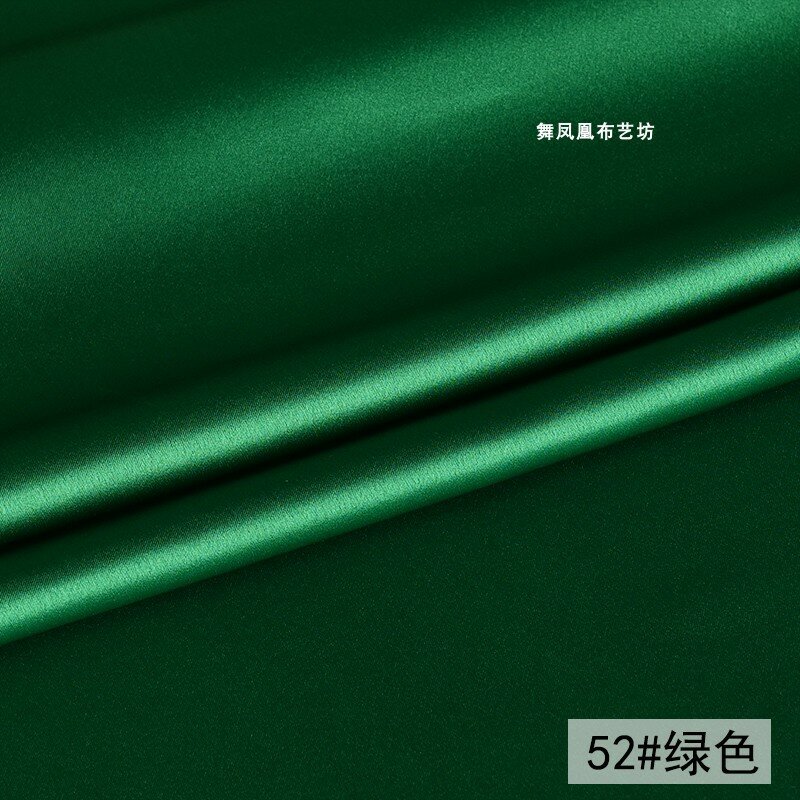 Однотонная двусторонняя ацетатная атласная ткань, глянцевая имитация шелка, дышащая, гладкая ткань для платьев