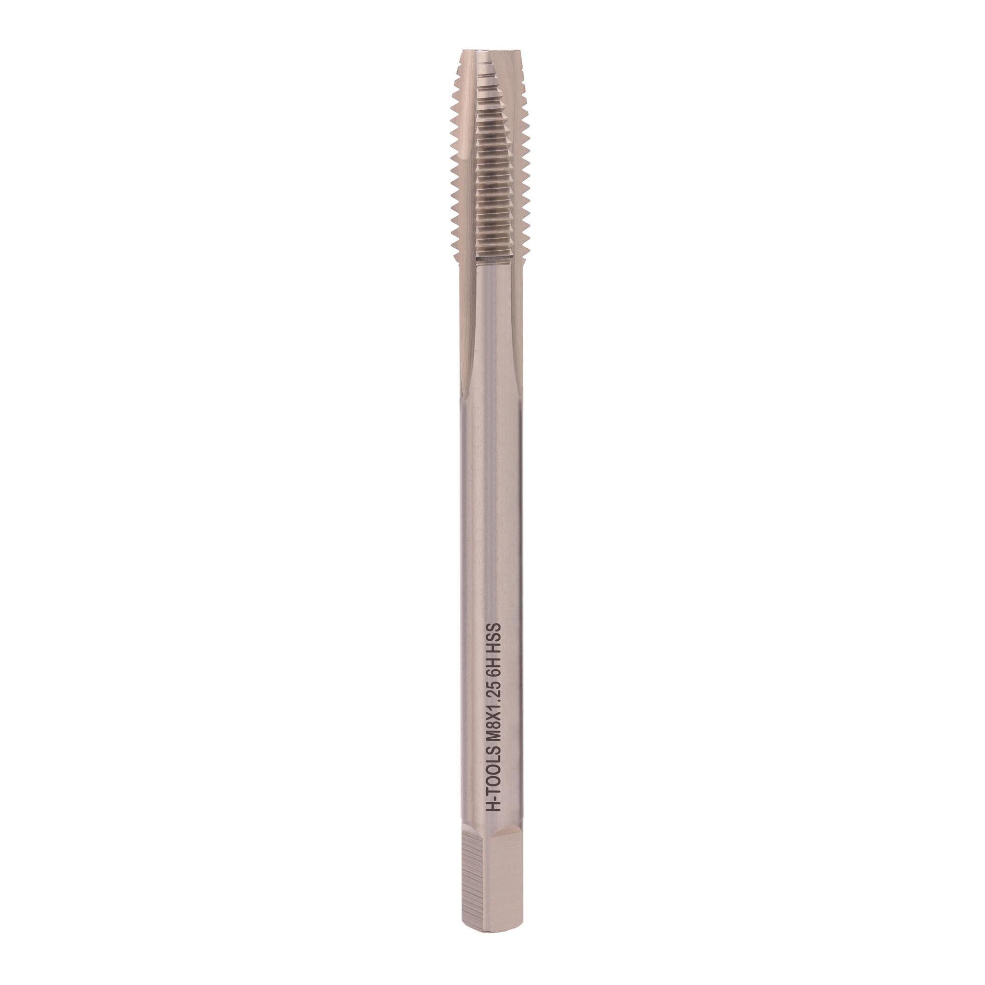 Метчик М 8,0х1,25 (Машинный) DIN376 HSS-G 6h B/4-5P 90мм a=4,9 H-Tools 101100-D2-0080