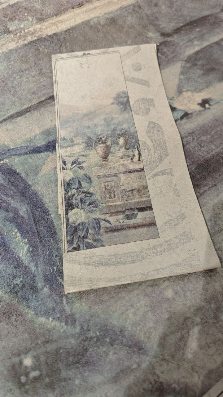 Панно SIRPI 16397 Murogro Affreschi, Италия, размер 0.98*3м Pompei, Виниловое рельефное покрытие на флизелине