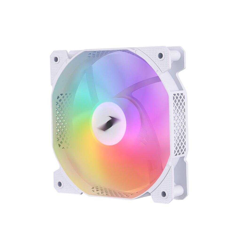 Комплект вентиляторов для корпуса 3 шт. 1STPLAYER F7R White 120mm Reverse (на вдув) ARGB 3pin 5V PWM 4pin 12V 600-1800rpm 56.34cfm 36.99dBA