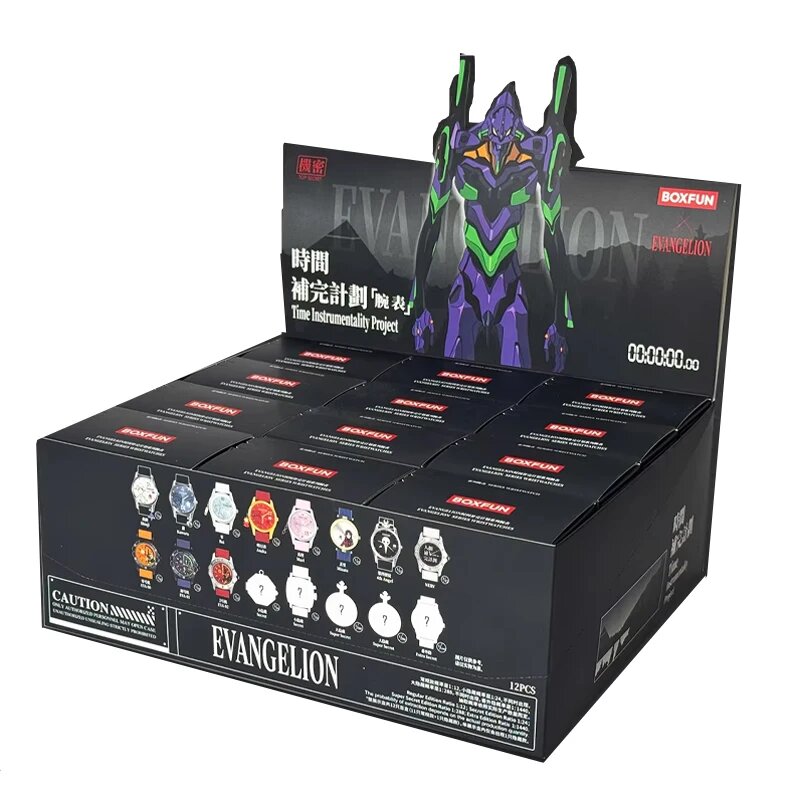 Часы-сюрприз Boxfun Eva Evangelion The Final Mission Series Асука Черный, End boxes 12pcs