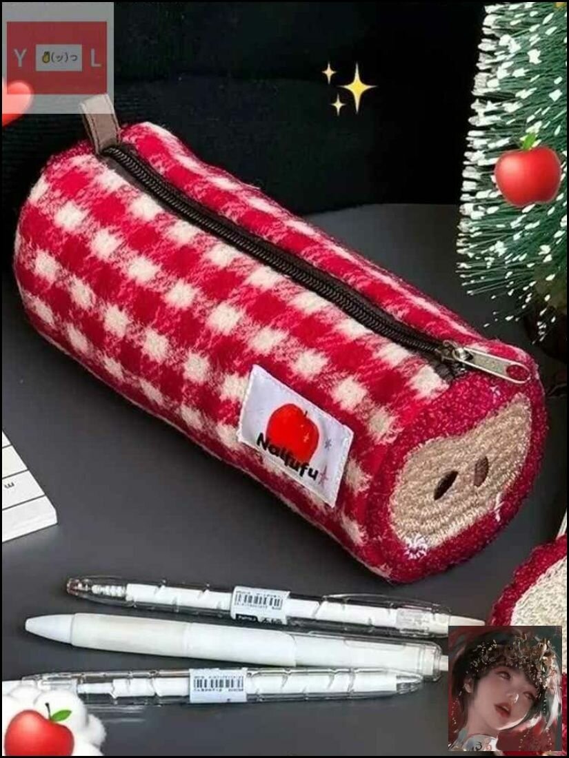 Футляр для карандашей яблоко