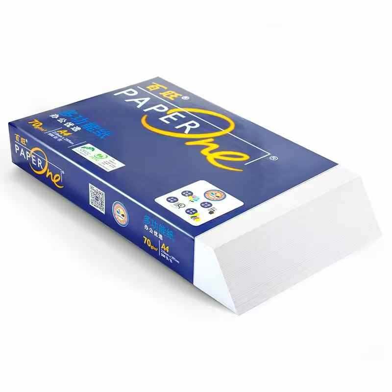 Горячая распродажаБумага для печати и копирования Lanbaiwang формата А4, 80 г, 500 листов в пачке, 2500 листов в коробке, оптовая продажа канцелярских товаров.