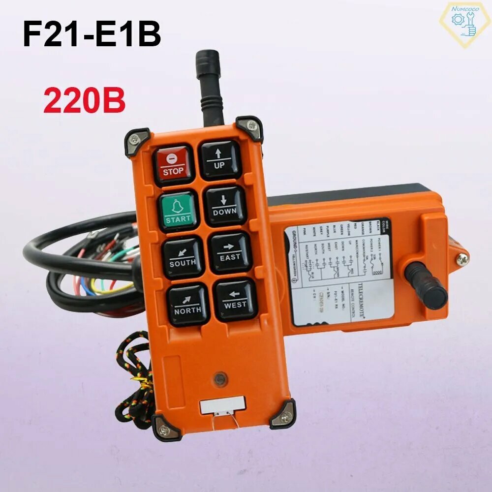 Лебедка электрическая 220в / Пульт для тельфера/тали F21-E1B