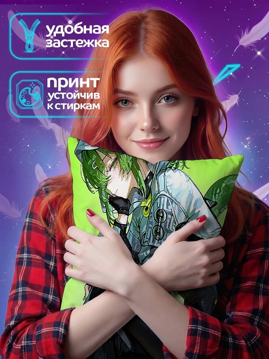 Подушка дакимакура Киберпанк девушка — фото 1