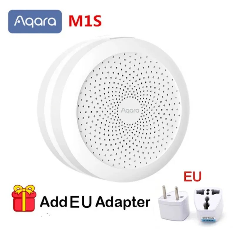 Комплекты умного дома Aqara Zigbee Gateway Hub M1S беспроводной выключатель лампа дверной датчик движения датчик температуры для Mihome Homekit-шлюз с добавлением евроконнектора