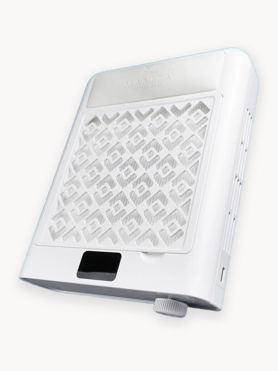 Пылесос маникюрный MANITA, 120Вт, настольный, 3 режима, белый