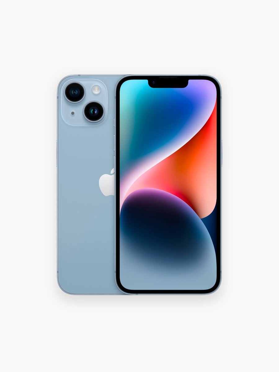 Смартфон Apple iPhone 14 512 ГБ, Dual: nano SIM, Blue (синий)