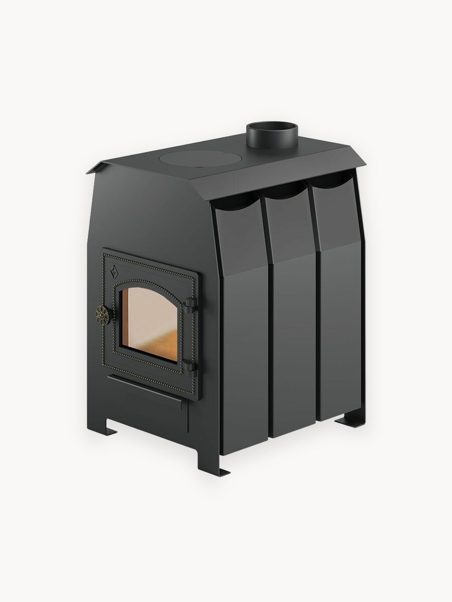 Печь отопительная Везувий Комфорт 100 (ДТ-3С) дровяная для дома