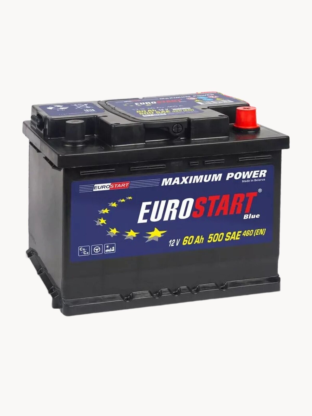 Аккумулятор автомобильный 60 Ач 500 А обратная полярность