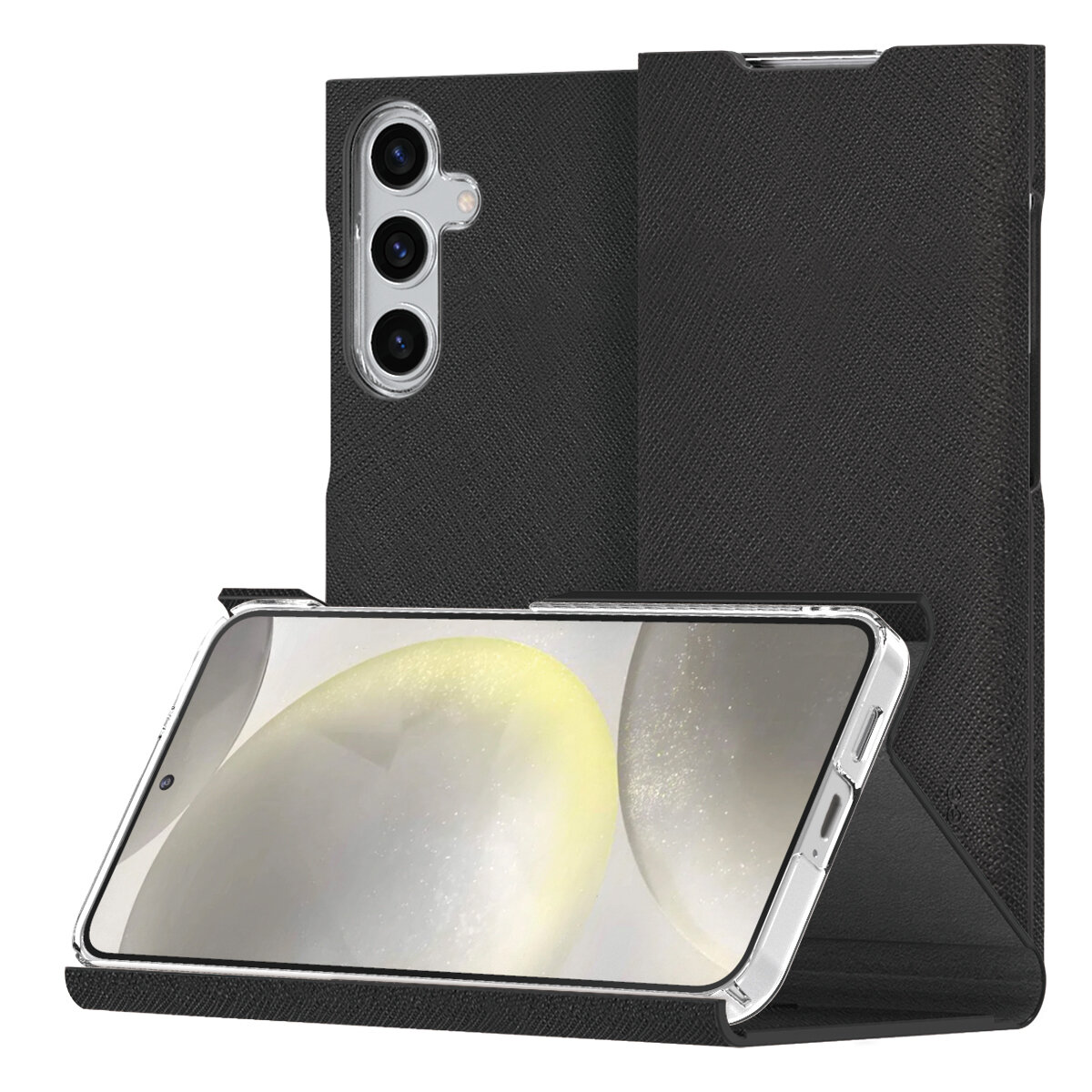 Чехол Araree Bonnet Stand для Samsung Galaxy S24 Plus, с подставкой, черный