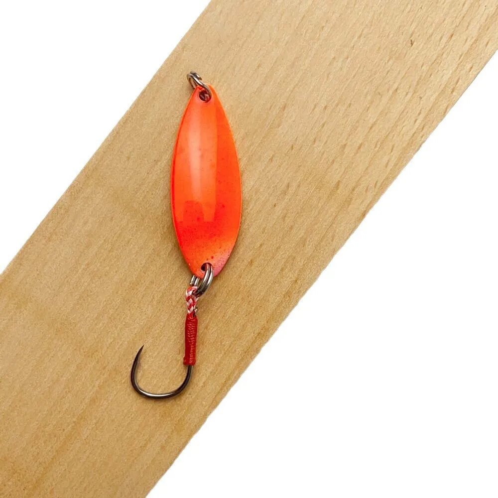 Магблю 1 шт. Лист ивы красочный конский рот блестки приманка Q