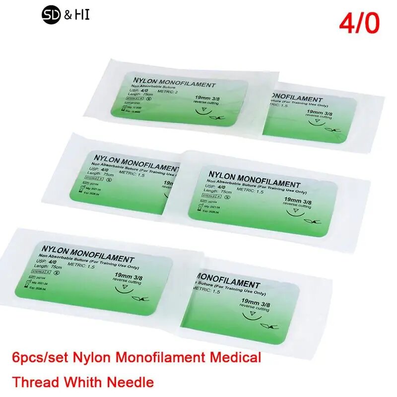 Набор хирургических игл SD&HI 2/0 3/0 4/0 N3