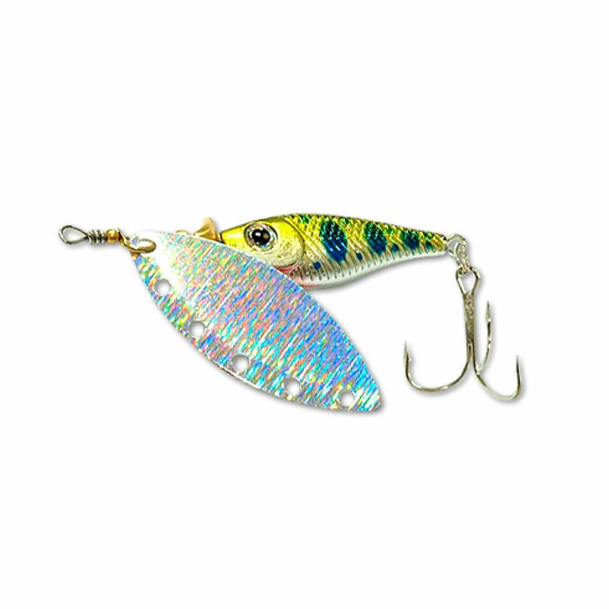 Блёсны (набор) Fish Crystal WABLER W40 (57мм,7гр) 3шт, колеблющиеся