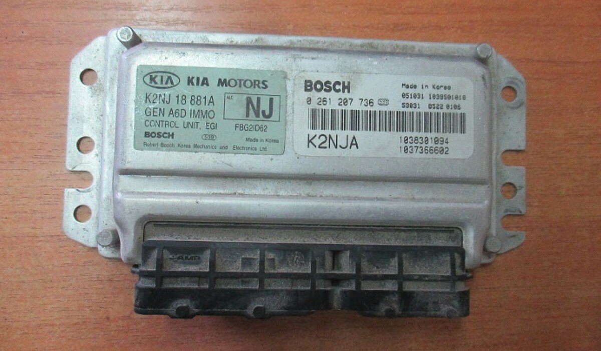 Блок управления двигателем Spectra KIA K2NJ18881A