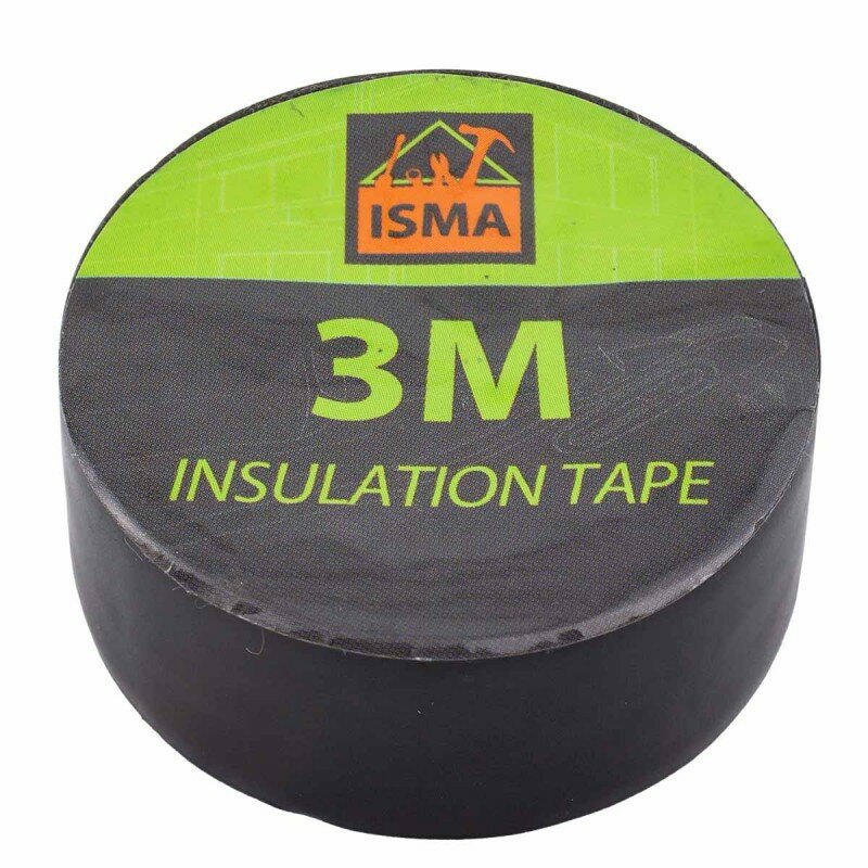 Лента изоляционная 3м, черная ISMA