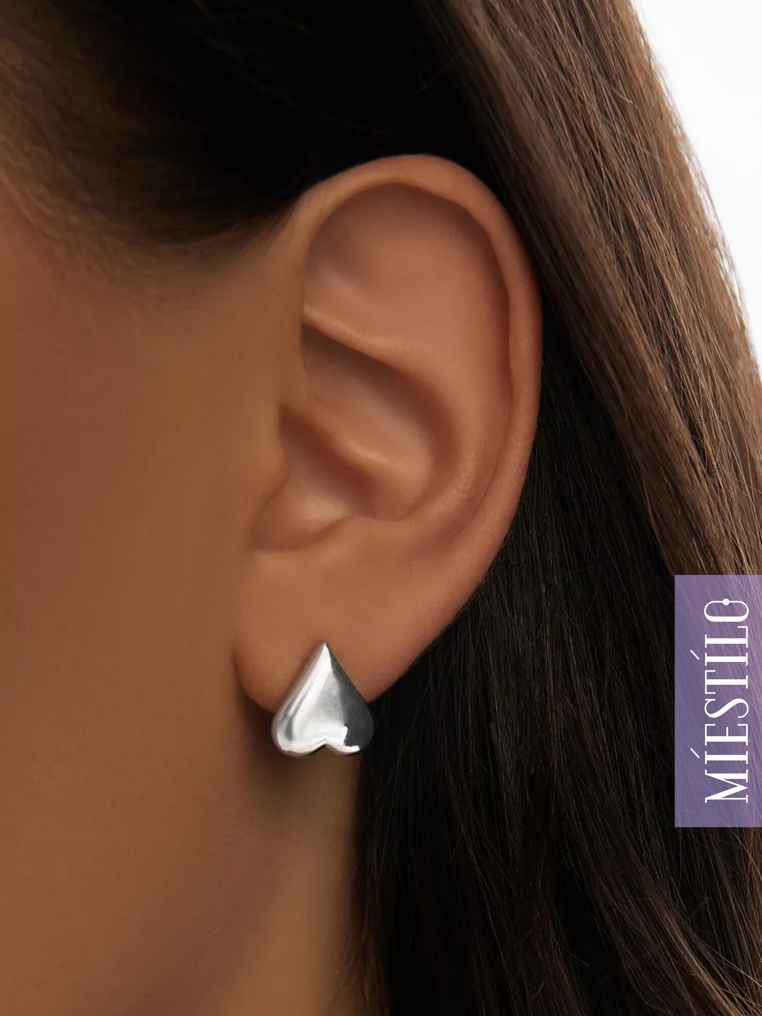 Серьги пусеты, серебро, 925 проба, родирование