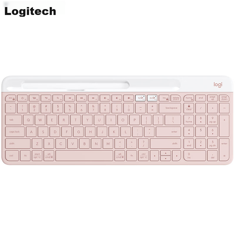 Клавиатура беспроводная Logitech Fashion Series K580, Zhuyu Pink, Bluetooth, портативная ультратонкая