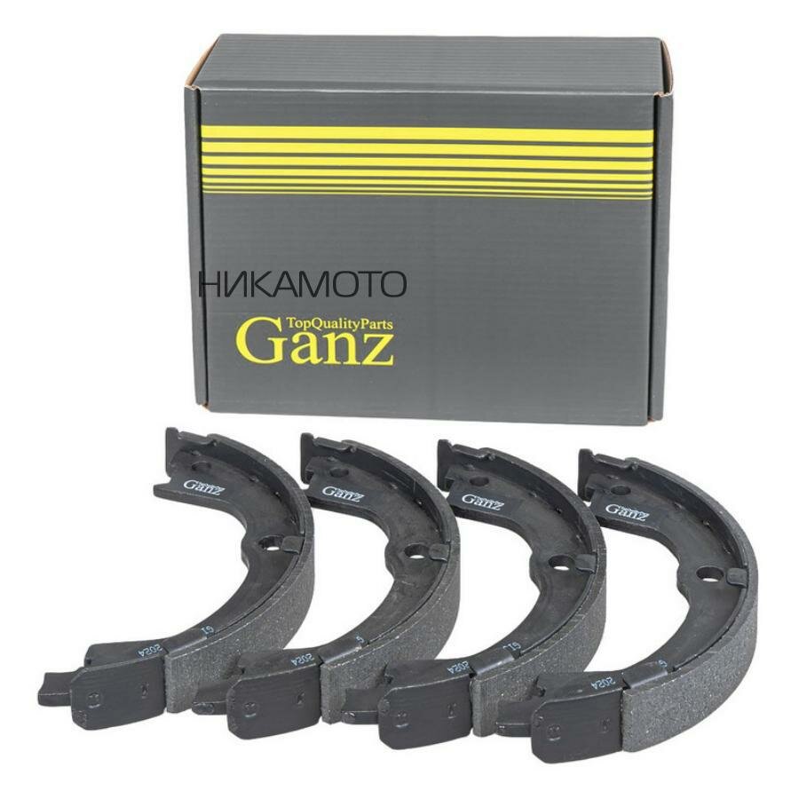 GANZ GIJ20083 Колодки стояночного тормоза CHEVROLET Captiva 06>, OPEL Antara 06> GANZ GIJ20083