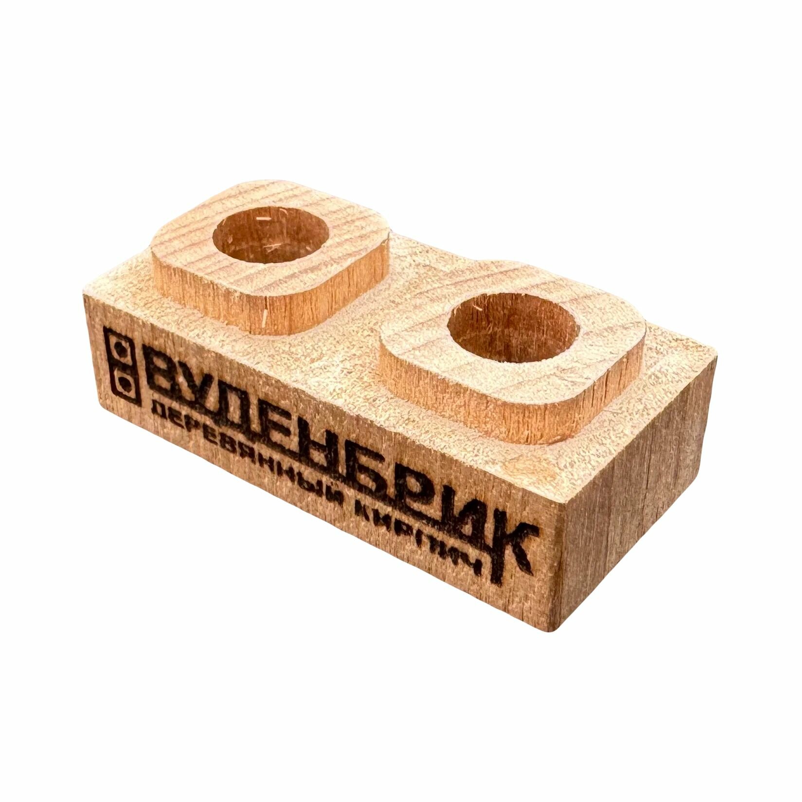 Конструктор "Кирпич", деревянный, для игры и моделирования, масштаб 1:5, 150 деталей