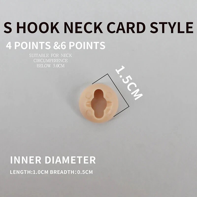 Пластиковое тело для куклы 1/6, Цвет: 6, S hook support